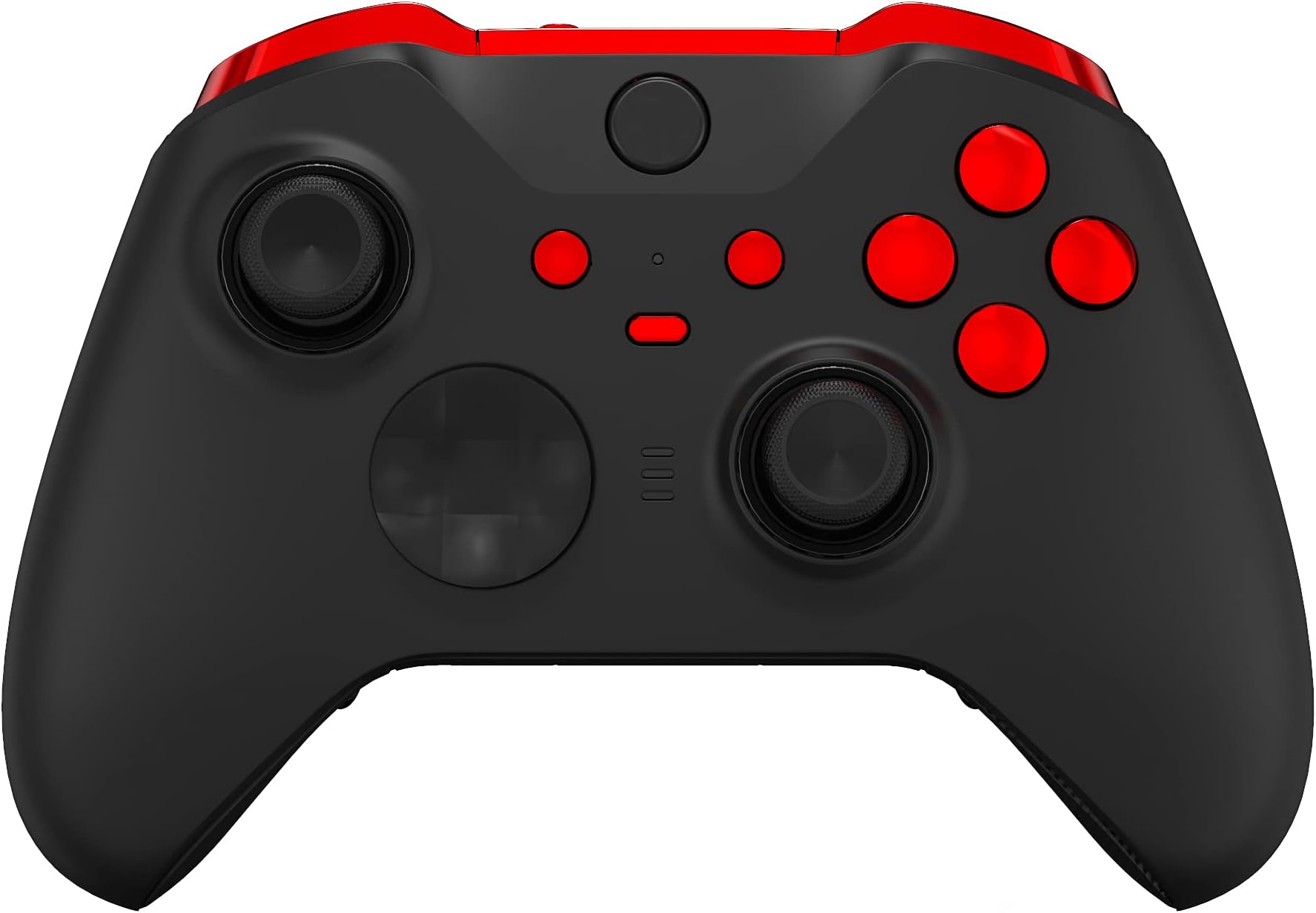 Amazon.com: eXtremeRate Chrome Red Replacement Buttons for Xbox One ...