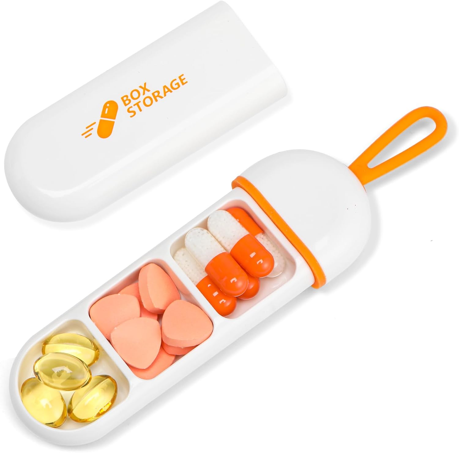 Amazon.com: Toplive Travel Pill Organizer, Portable Pill Container Mini ...