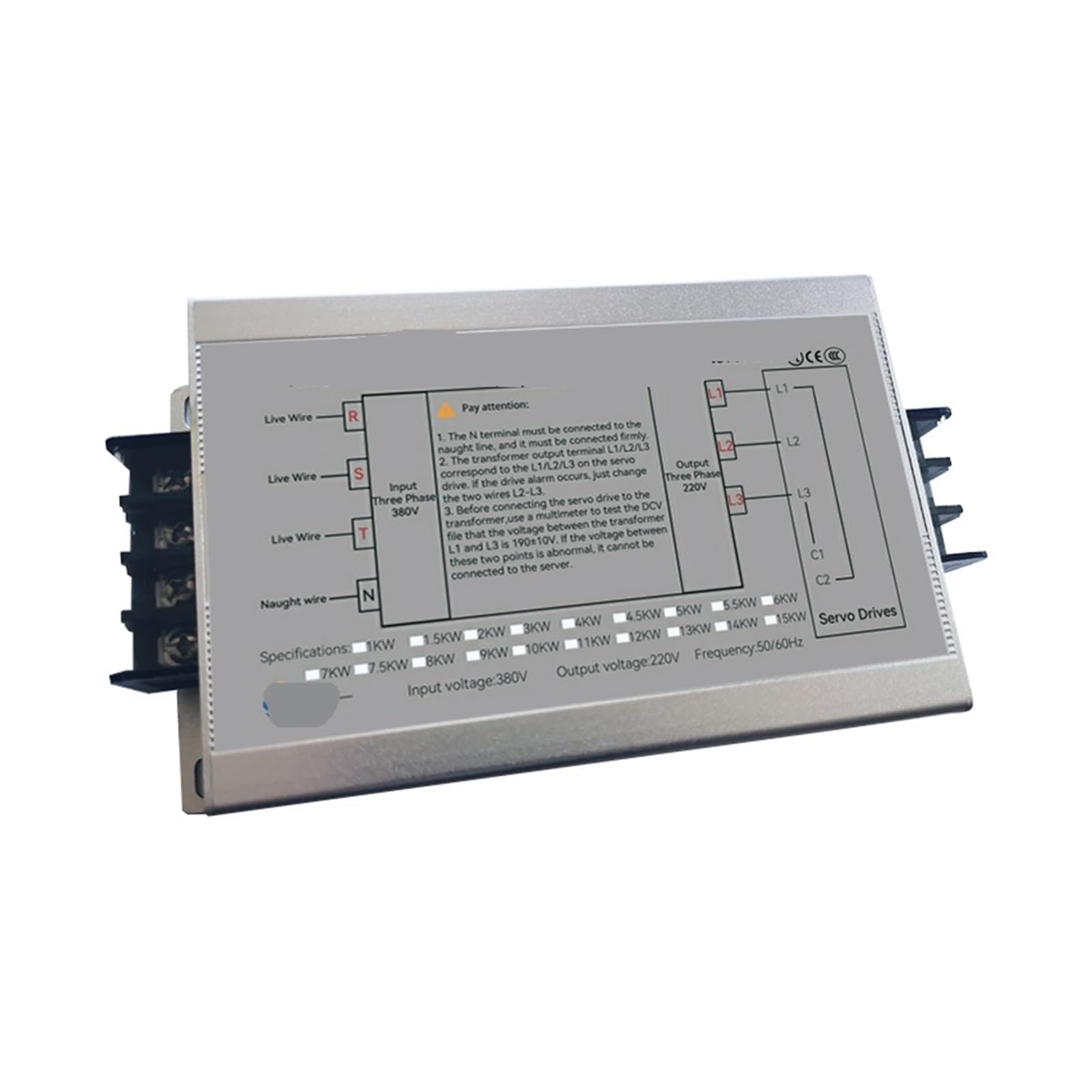 Amazon.com: 7.5KW Three-Phase Intelligent Electronic servo Transformer ...