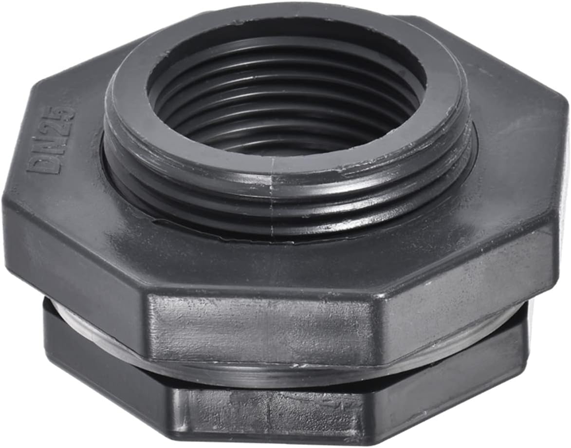 Amazon.com: M METERXITY PVC Bulkhead Fitting - Double Threaded Bulkhead ...