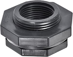 M METERXITY PVC Passe-cloison Raccord - Double Fileté Passe-cloison Eau ...