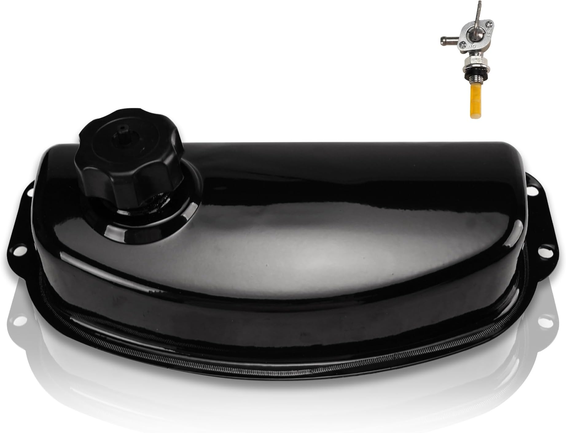 Amazon.com: necaces Fuel Gas Tank with Cap Petcock For 110cc 125cc ...