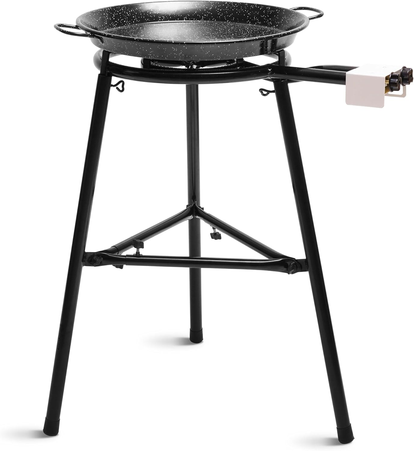 briebe Paella Set Gasbrenner 2 Flammig 40 – 20 cm + Paella-Pfanne ...