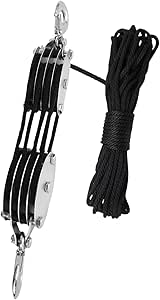 MetieFasia Rope Pane Leans Lift Heavy Objects with A Metal Bearing ...
