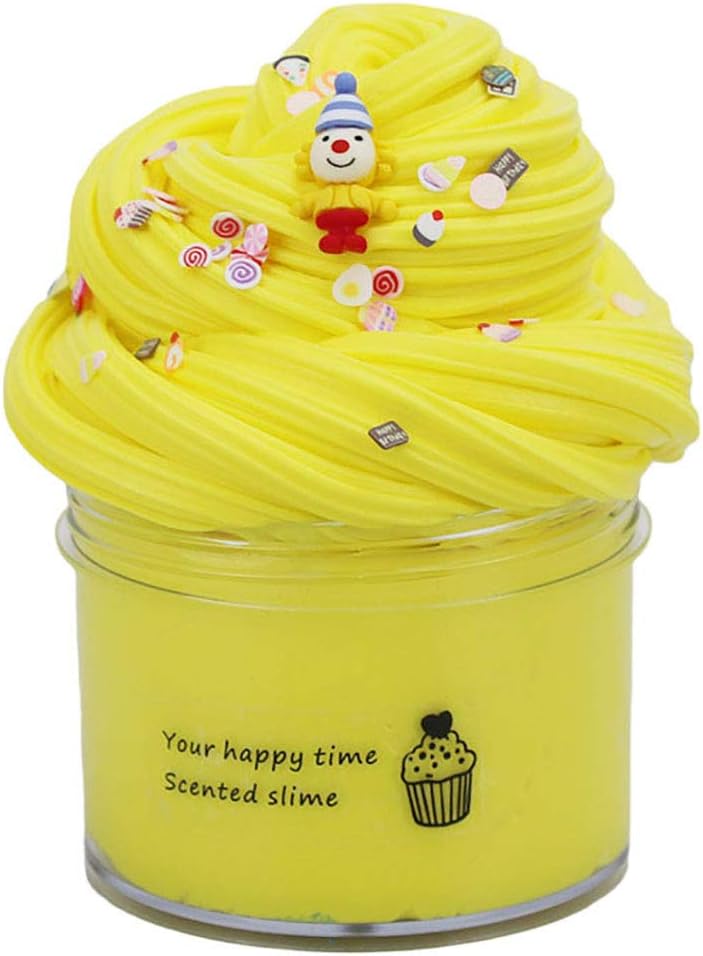 DIY Light Soft Slime, BESTZY DIY Fluffy Slime Kit Crystal Slime, Air ...