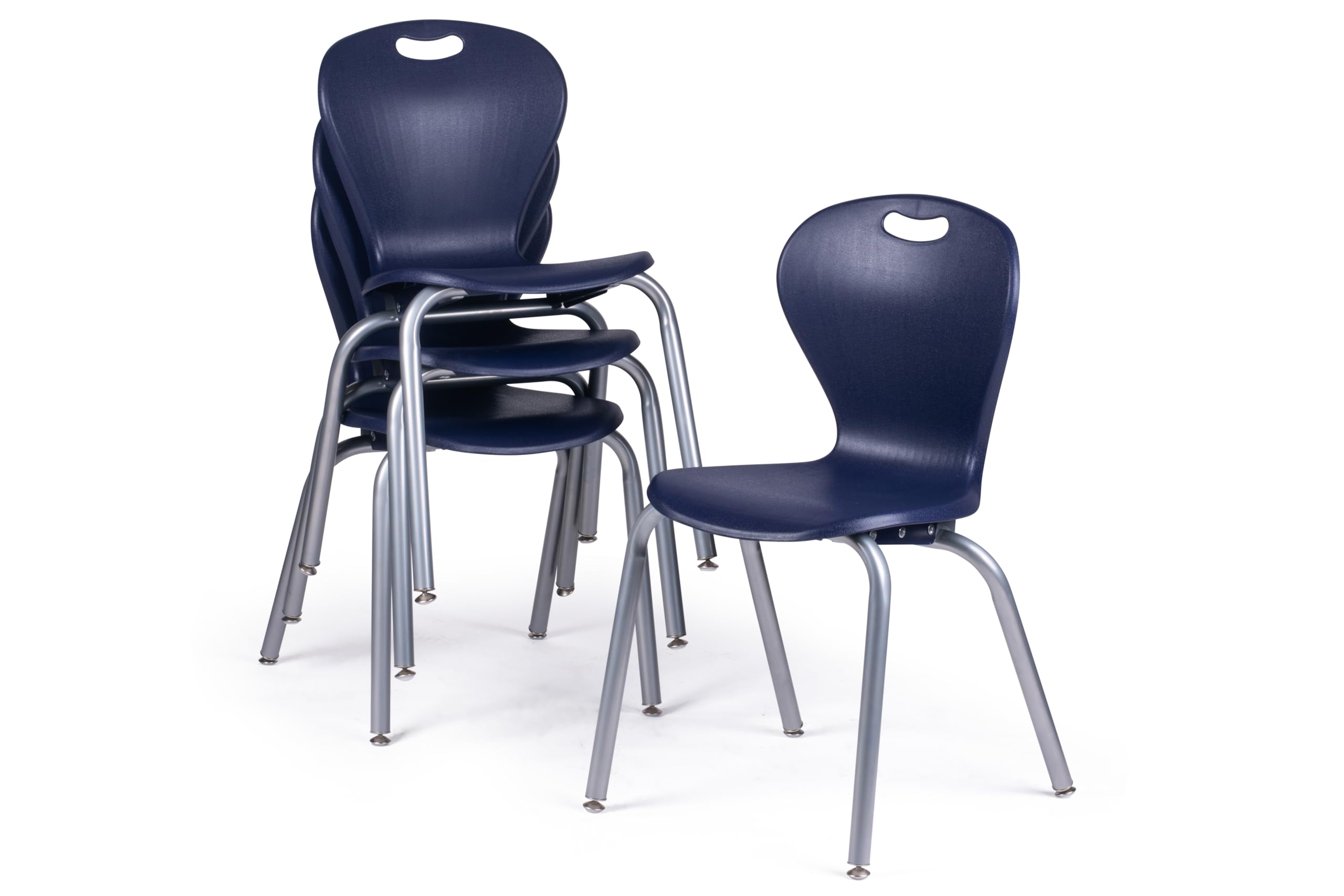 Kids Stack Chair Kids Black Ergonomic Shell Stack Chair - Classroom ...