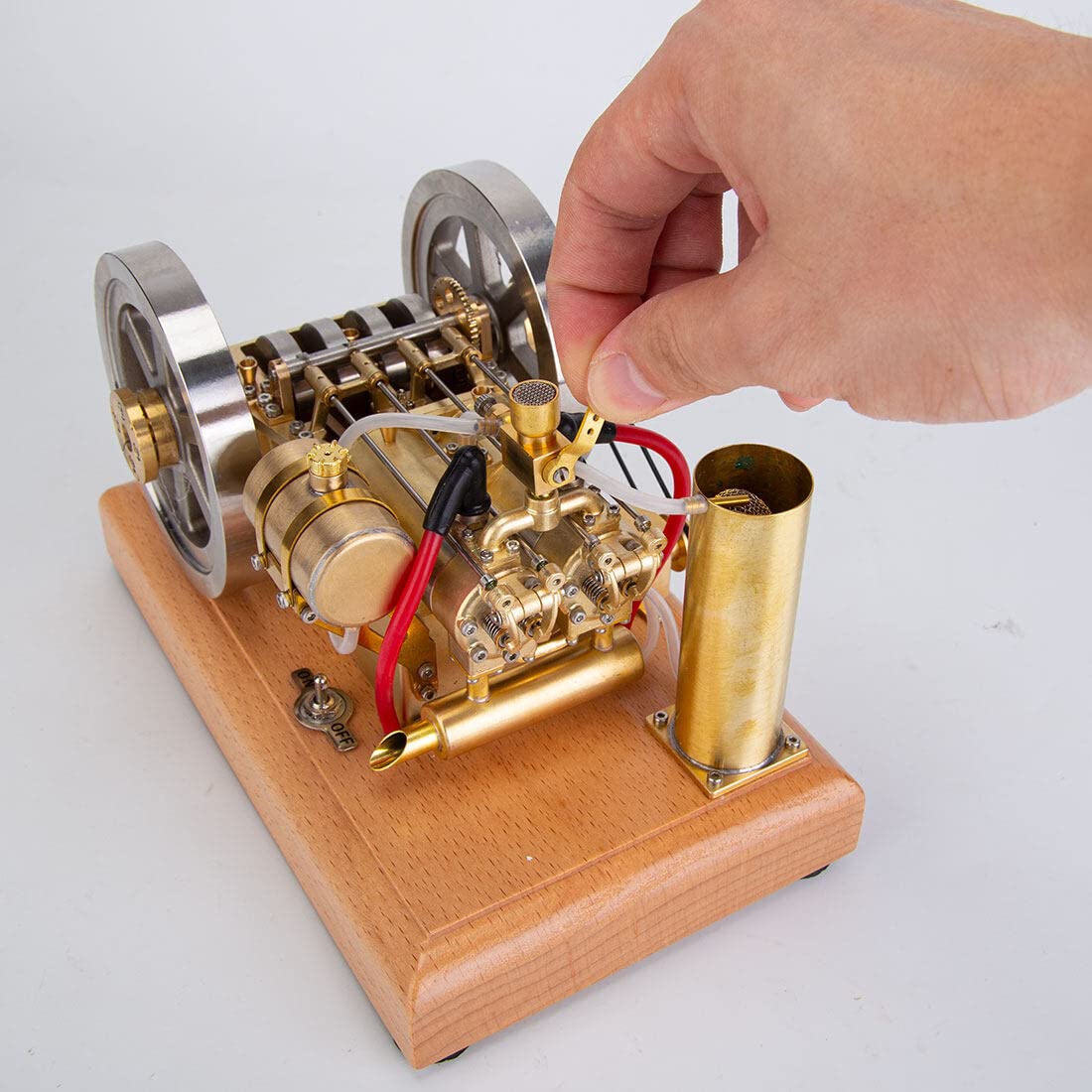 Snapklik.com : VIVEE 5CC Mini Engine Kits That Runs, Horizontal Twin ...