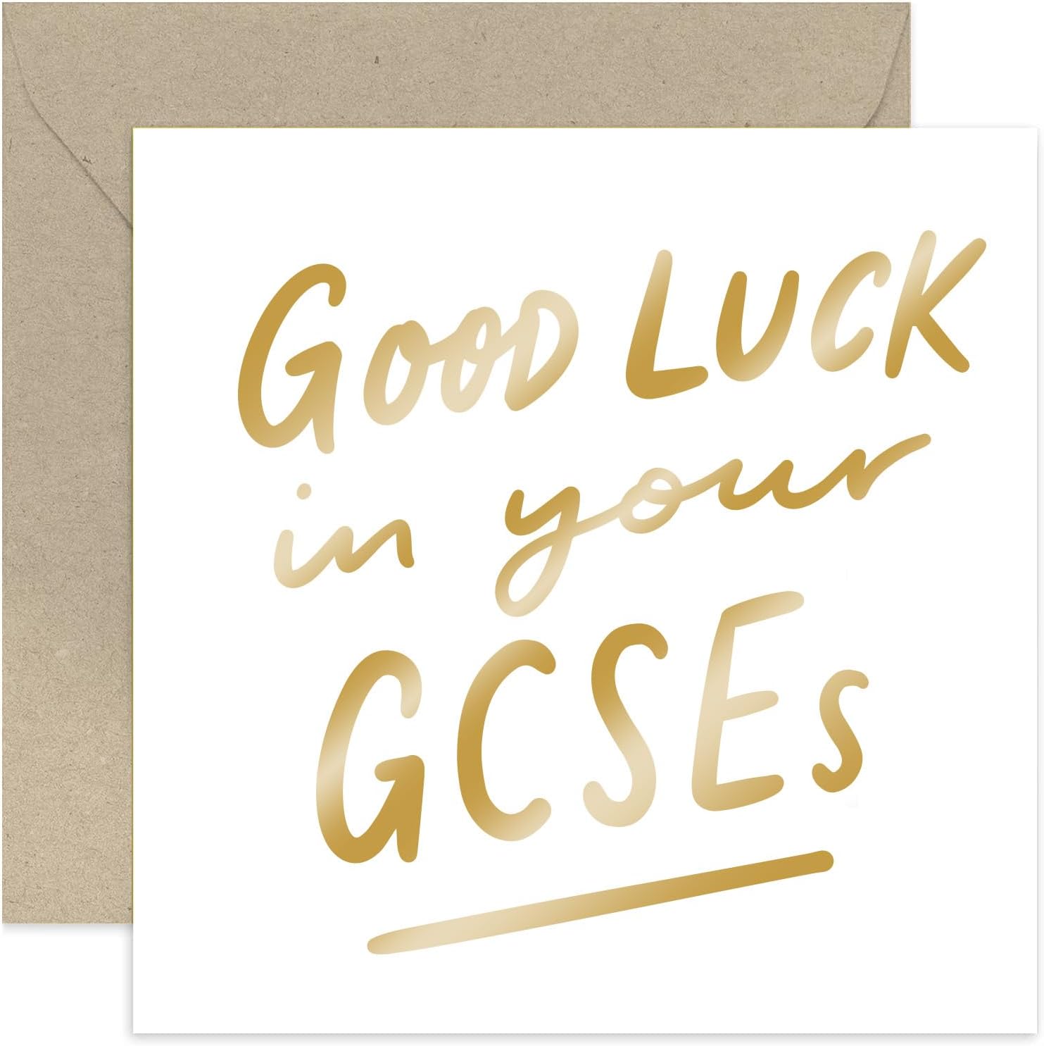 Old English Co. Good Luck GCSE Exams for Son or Daughter - Motivation ...