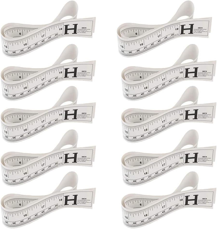 WOPODI 10 Pieces Adhesive Tape Measure Ruler Short Self Adhesive Tape ...