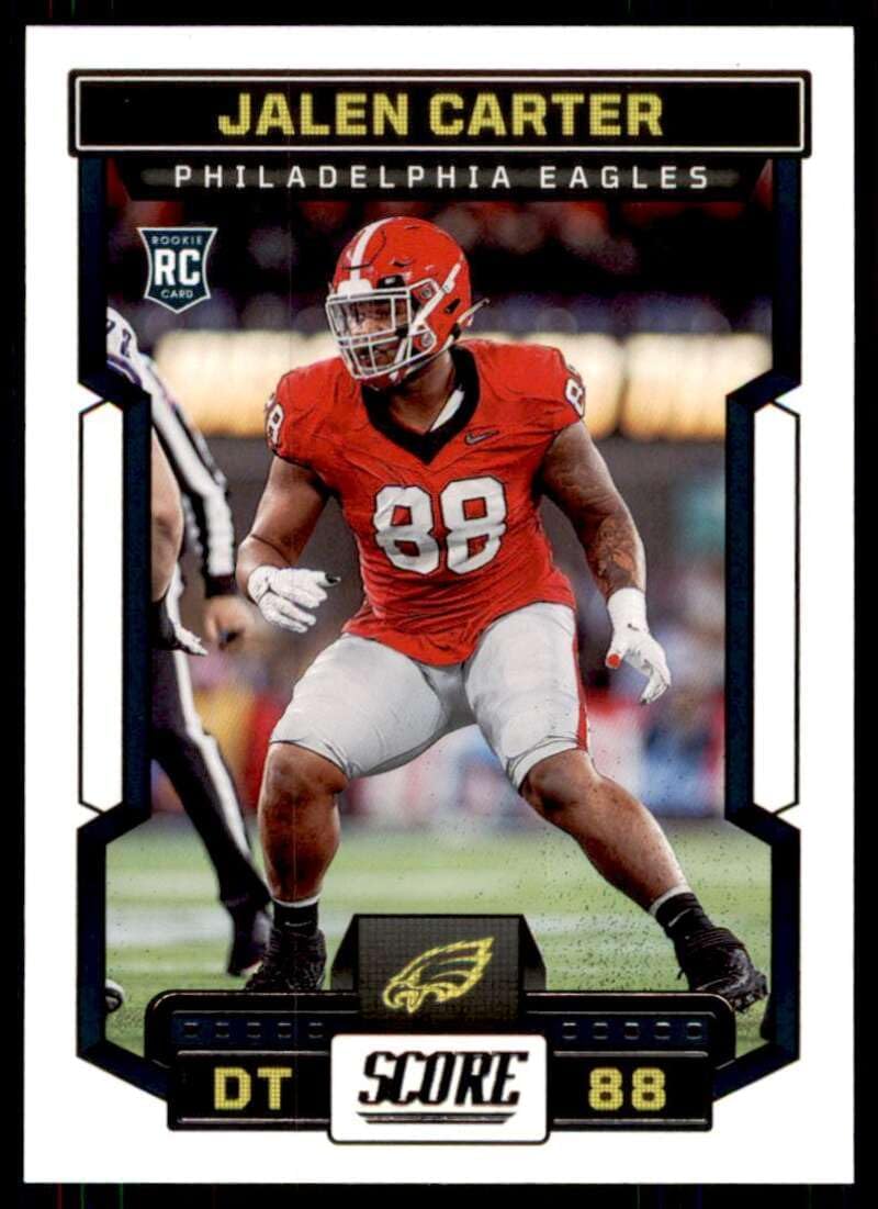 Amazon.com: 2023 Score #369 Jalen Carter NM-MT RC Rookie Philadelphia ...
