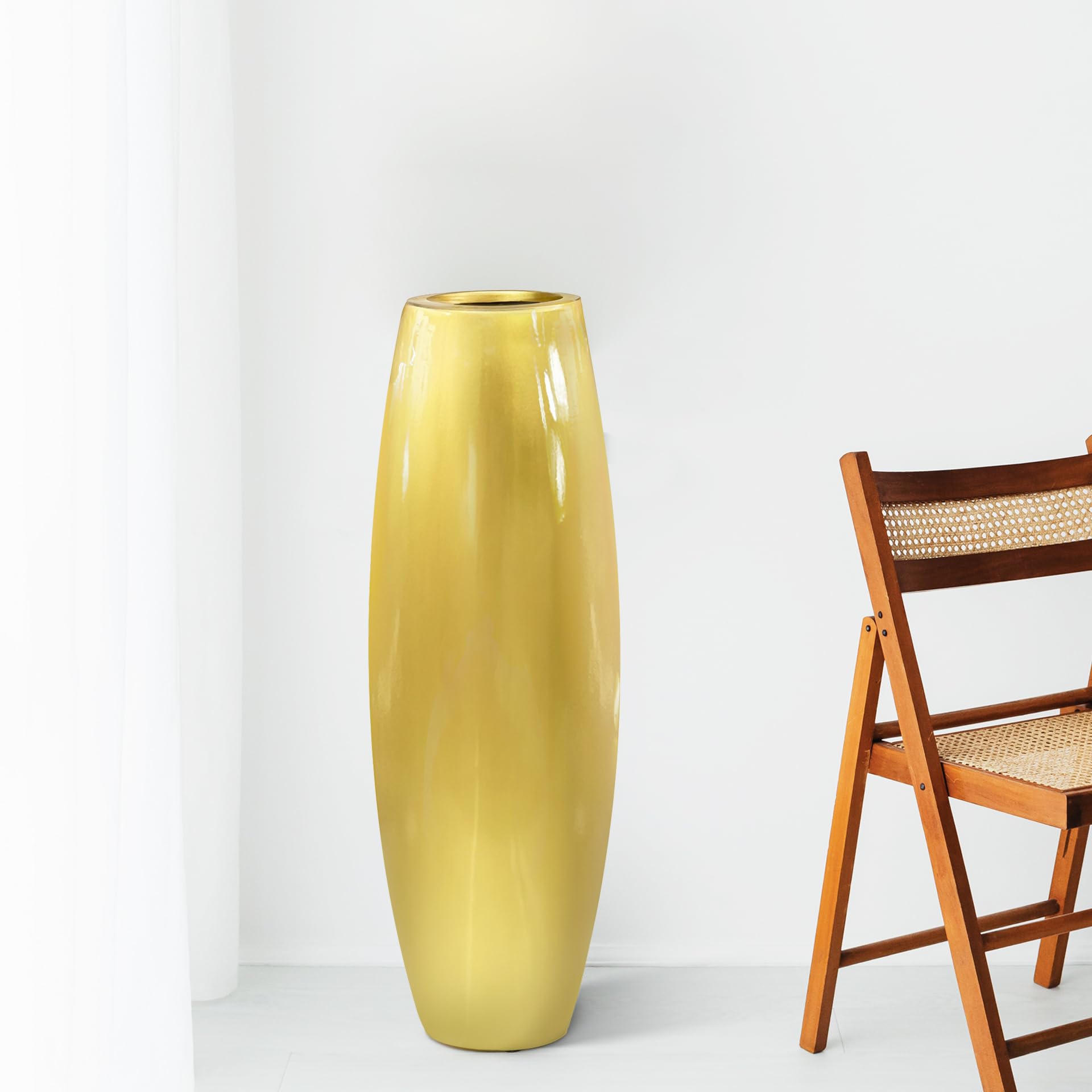 Amazon.com: Tall Floor Vase，35.5 inch Large Vase，Gold Vase for Modern ...