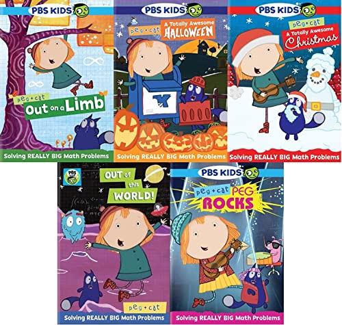 Amazon.com: Peg + Cat Preschool Fun Math Collection : Hayley Faith ...