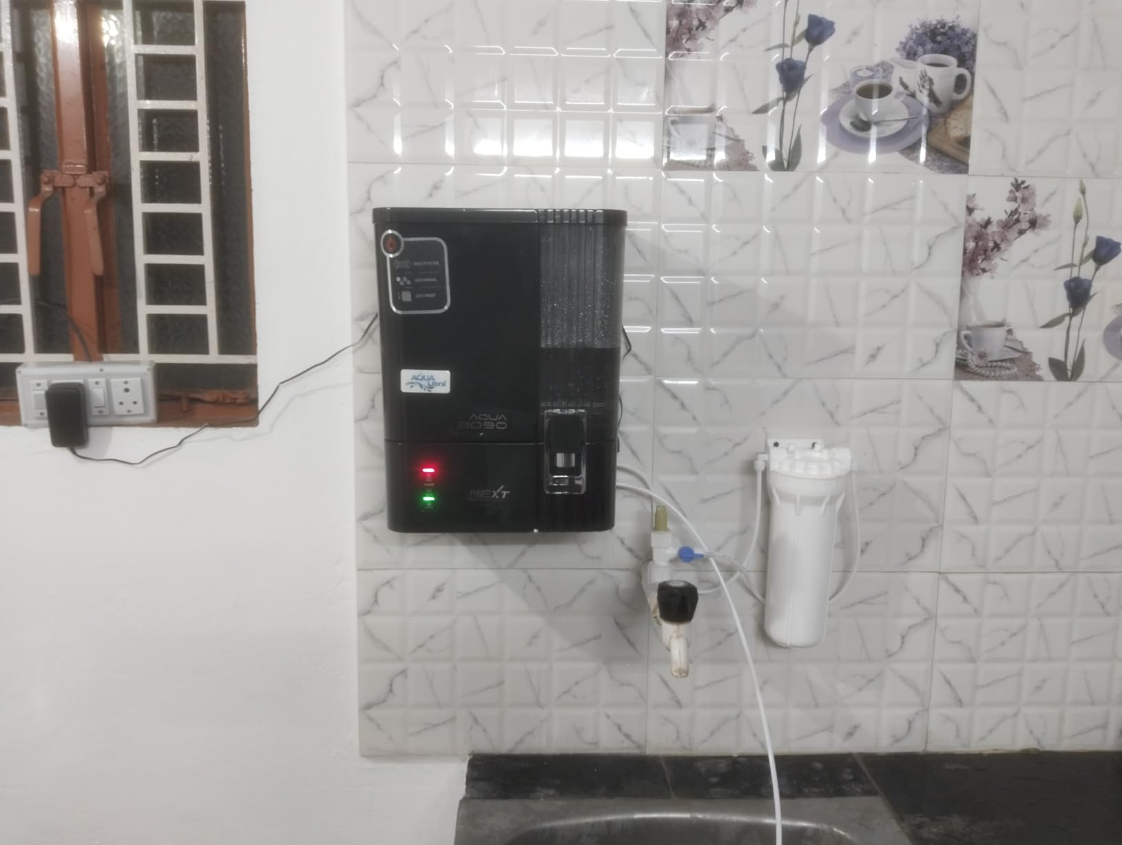 AQUA LIBRA ISI Mark Black Color Water Purifier with RO+COPPER+UV Plus ...