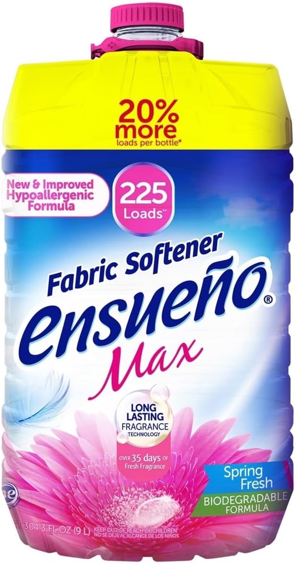 Amazon.com: Suavizante de tela Ensueno Spring Fresh (304.3 onzas, 225 ...