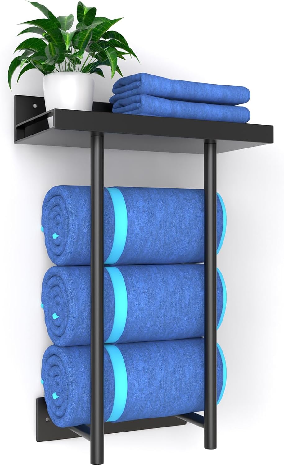 HUFEEOH Towel Rack For Bathroom Wall Mounted Stainless Steel Bathroom hufeeoh-towel-rack-for-bathroom-wall-mounted-stainless-steel-bathroom