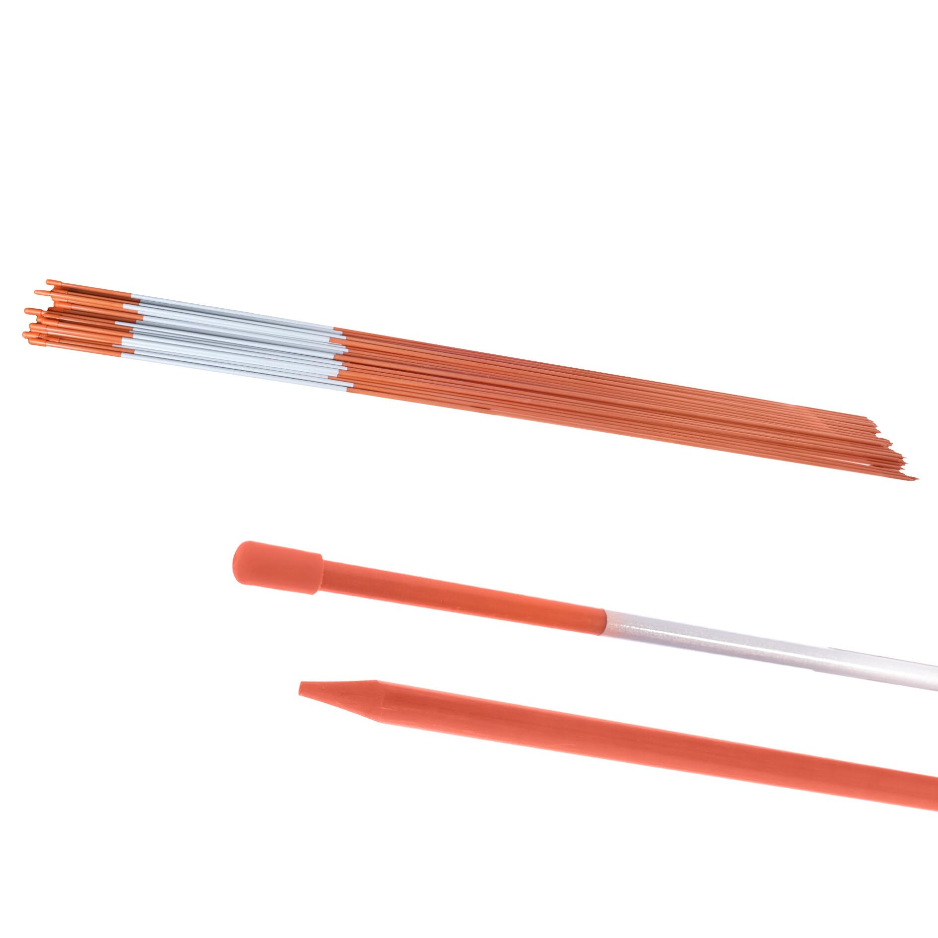 Snapklik.com : Elfinrm 48in Fiberglass Reflective Driveway Markers ...