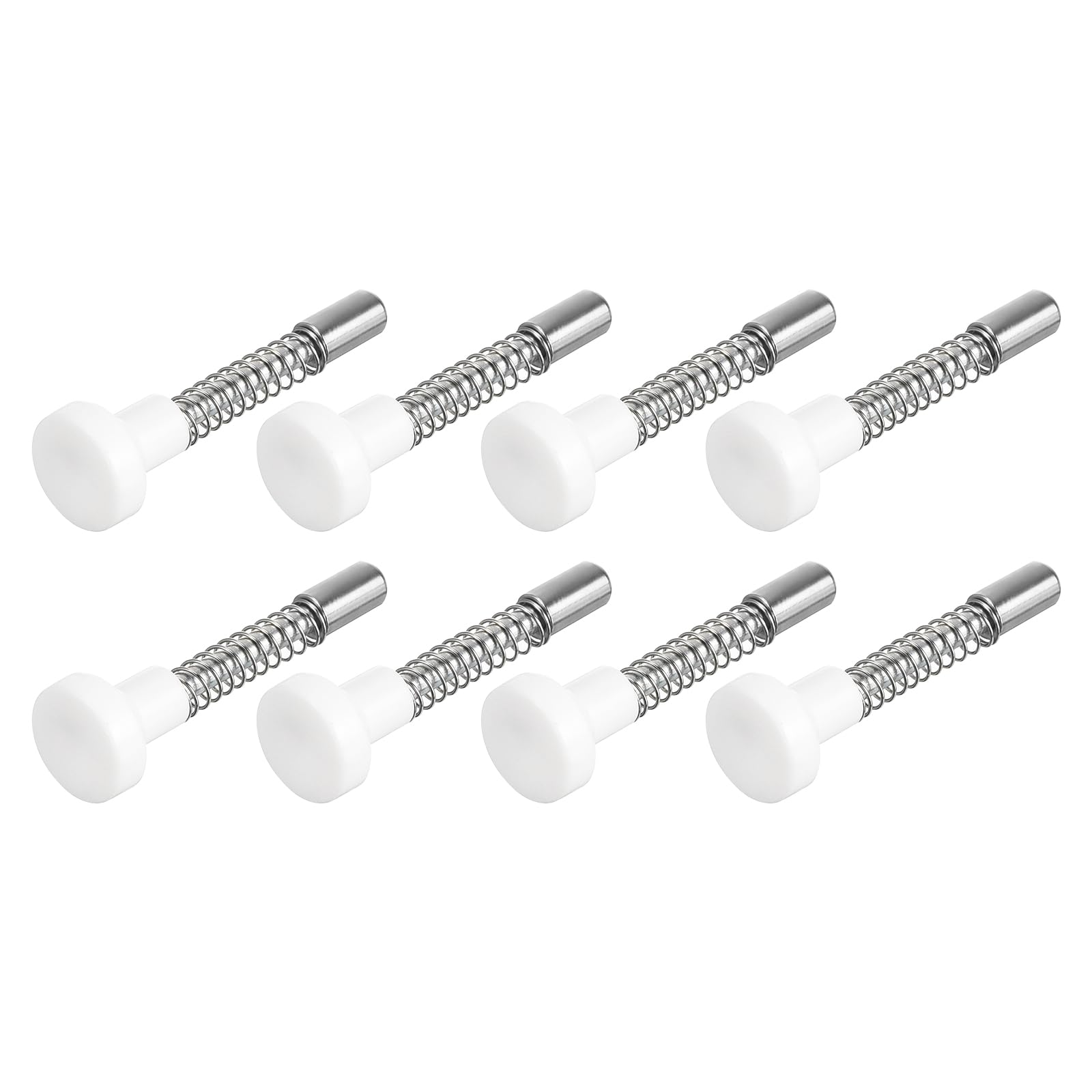 uxcell Plunger Latches, 6x50mm/0.24x1.97inch Steel Spring-Loaded Bolt ...