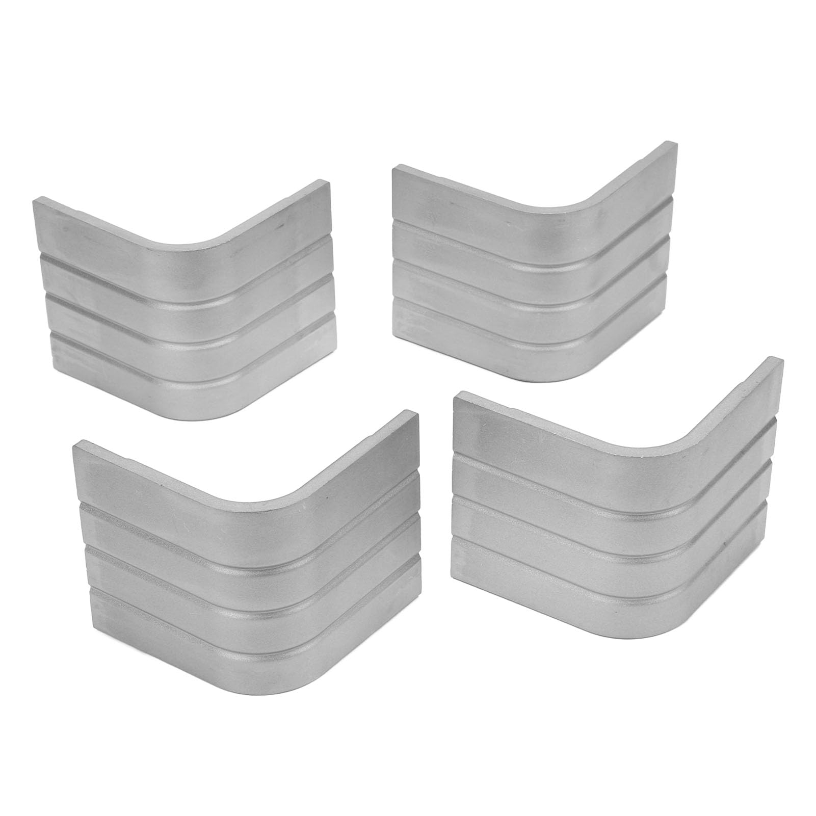 Aluminum Deck Corner Caps For Boat Docks Fabater 2PCS Pontoon Corner ...
