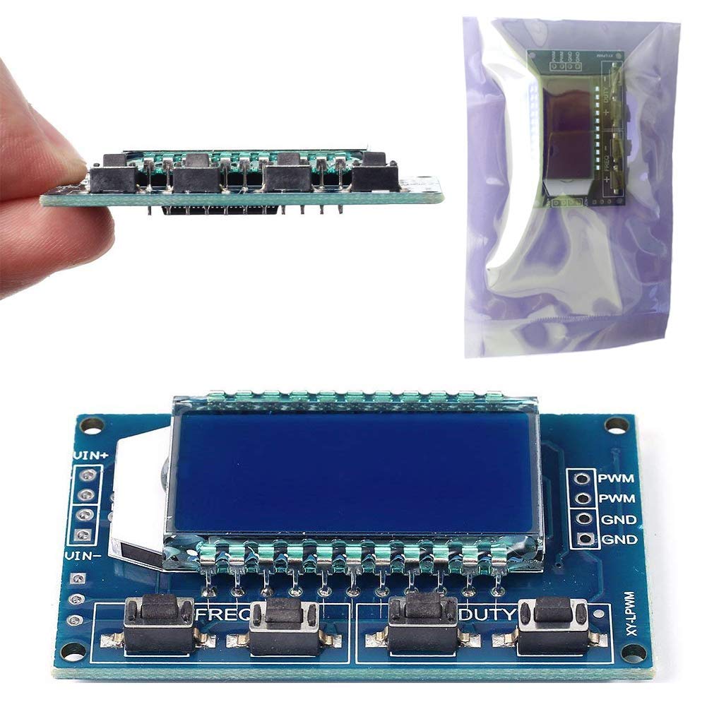 Snapklik.com : PWM Frequency Meter, Icstation 1Hz-150KHz DC 3.3V-30V PWM Pulse Frequency ...