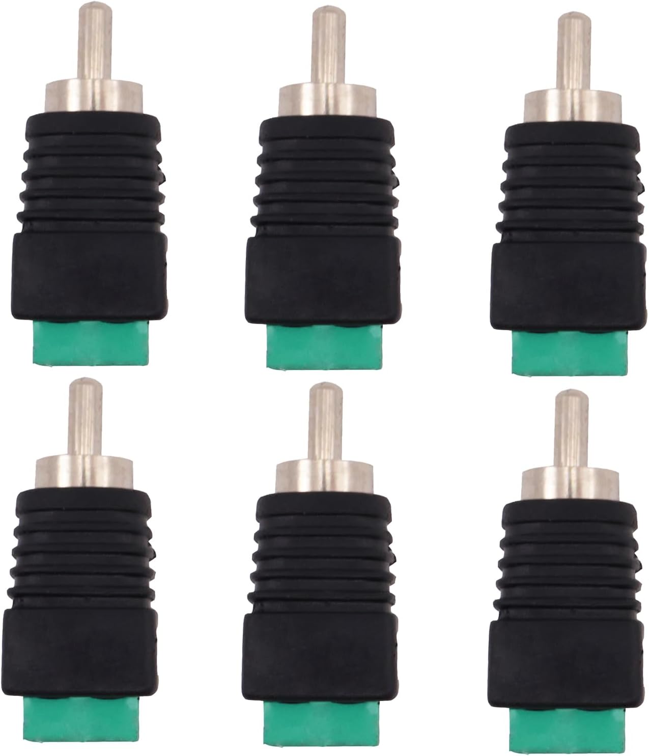 Amazon.com: exgoofit RCA Male Plug to AV Screw Terminal Audio/Video ...