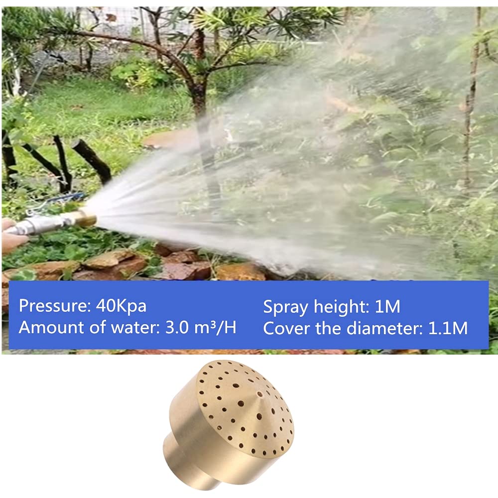 Snapklik.com : Water Fountain Nozzle Spray, 1/2" Brass DN15 Sprinkler ...