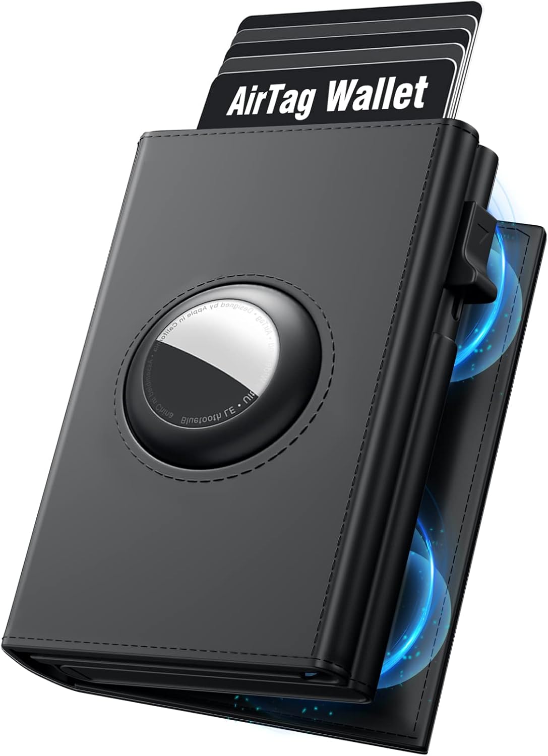 Cartera para hombre con soporte para AirTag - Cartera AirTag para ...