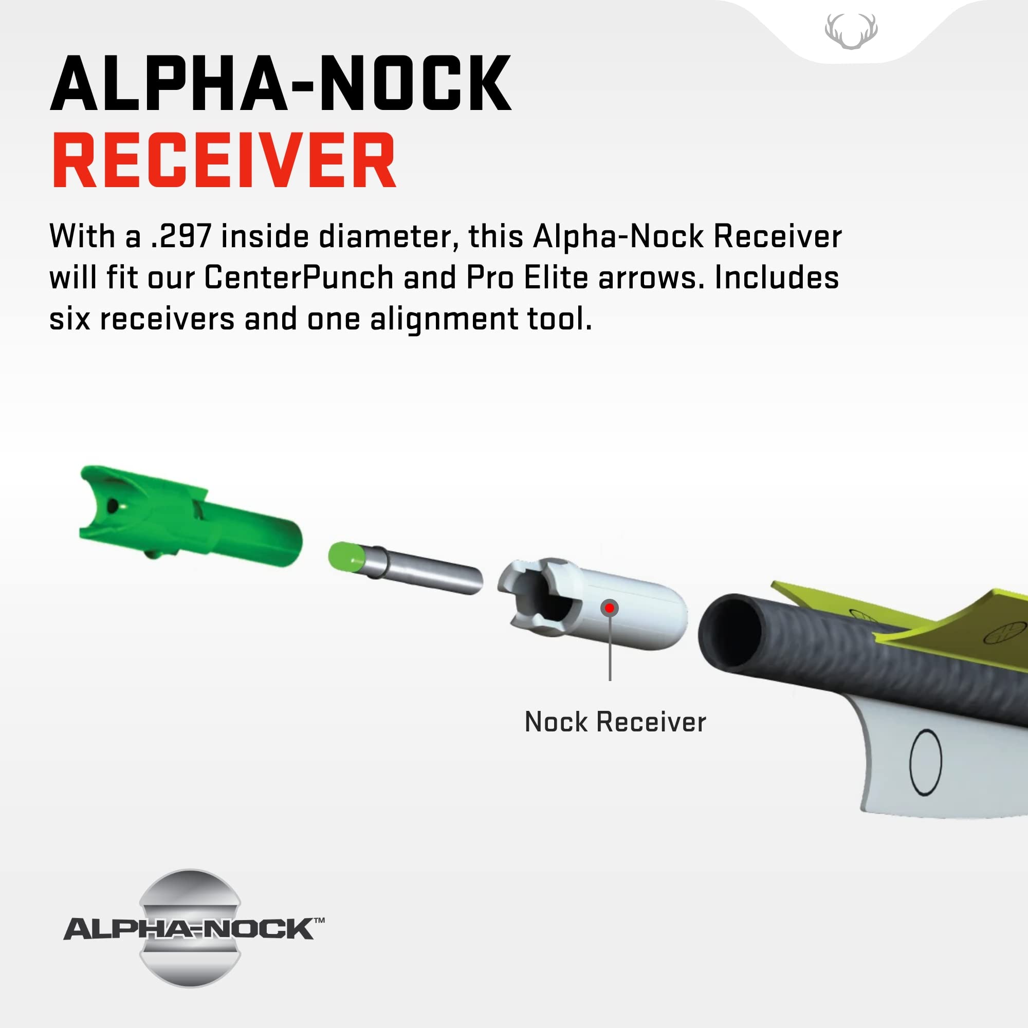 Snapklik.com : TenPoint Alpha-Nock Receiver, Yellow (.297 Inside ...