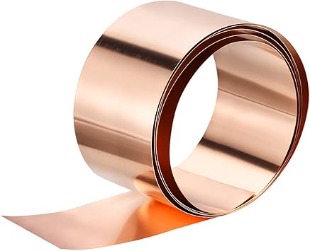 uxcell Copper Flashing 99.95% Pure, 0.5mm Thickness 24 Gauge Copper ...