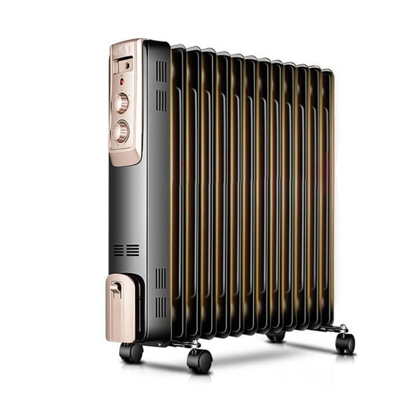 Buy Oil Filled Radiator, 13 Fin Portable Electric Heater - 3 Power ...