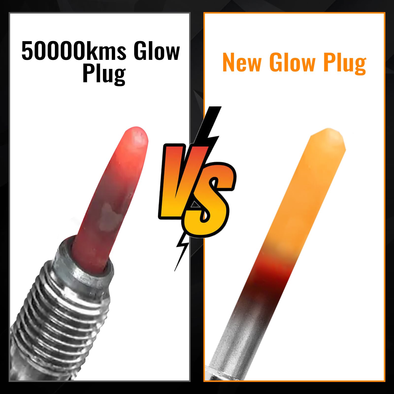 Snapklik.com : Ensun 0250202045 5 Pcs Diesel Glow Plugs - Dual Coils ...