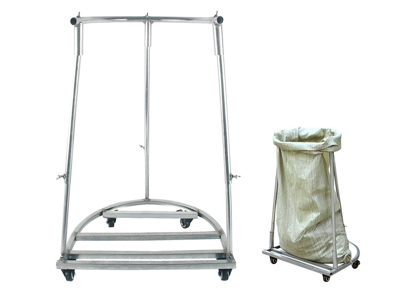 Amazon.com: Generic Trash Bag Holder Metal Garbage Bag Holder Stand ...