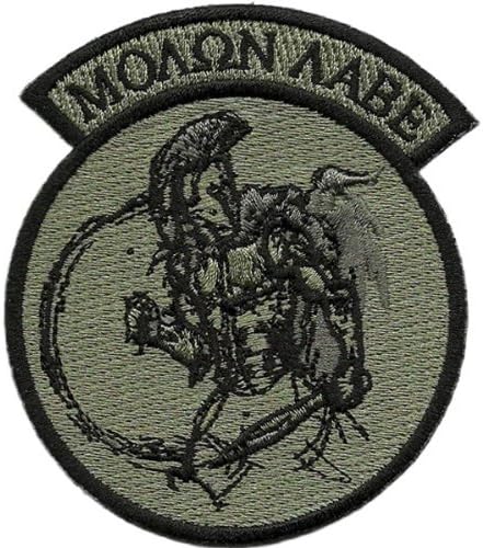 Amazon.com: Molon Labe Rocker Patch - ACU/Foliage : Clothing, Shoes ...