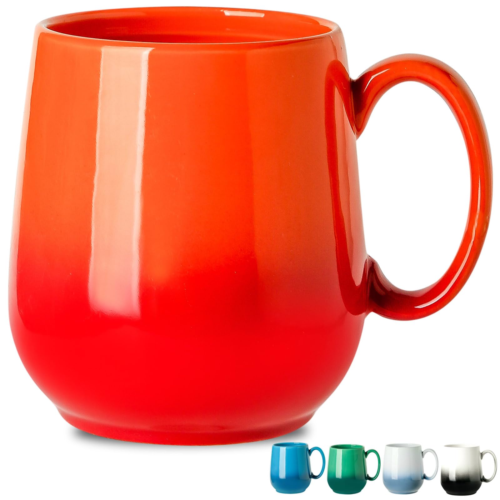 Amazon.com: Hasense Ceramic Coffee Cup, 20 OZ Large Coffee Mugs for ...