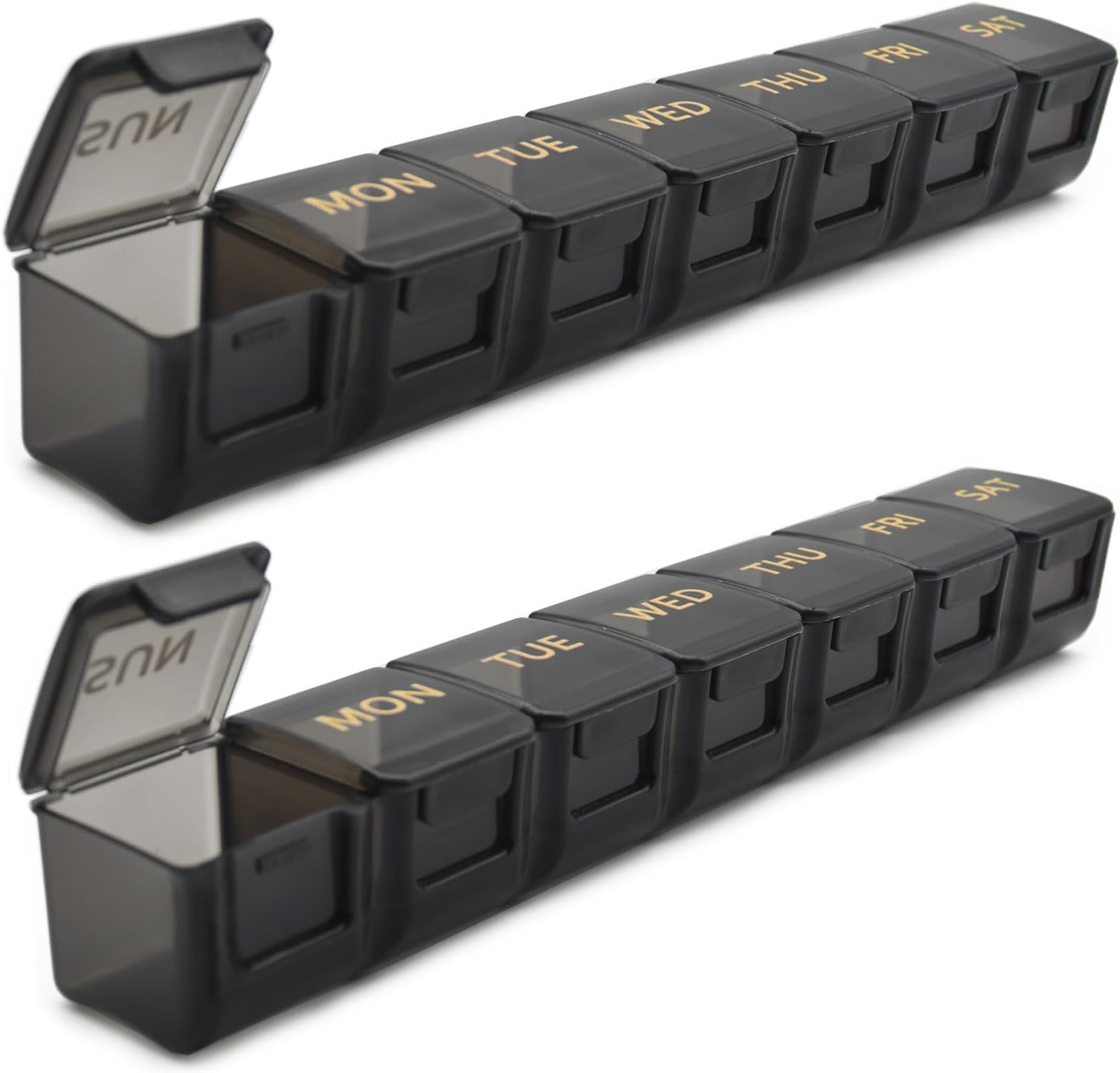 Amazon.com: 2 Pack Extra Large Pill Organizer, Sukuos Weekly Pill Case ...