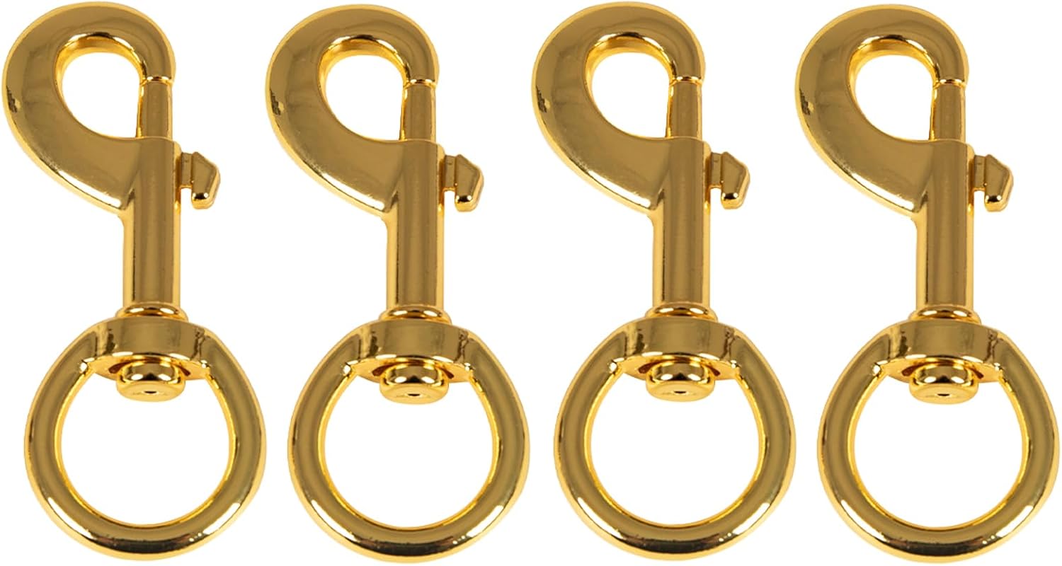Amazon.com : BMFTRRI Swivel Snap Hooks Clips 4 Pcs Zinc Alloy Outdoor ...