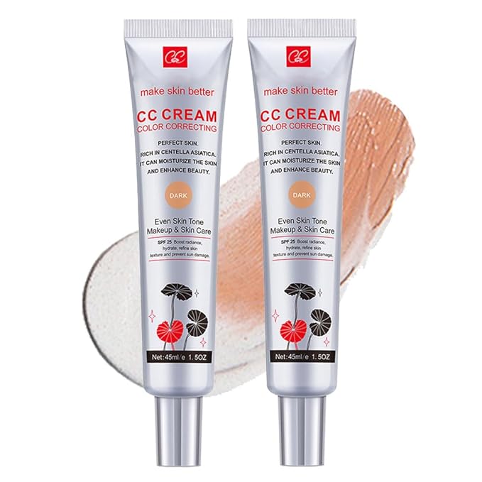 Amazon.com: Color Correcting CC Cream with SPF 25, Coverage Lightweight ...