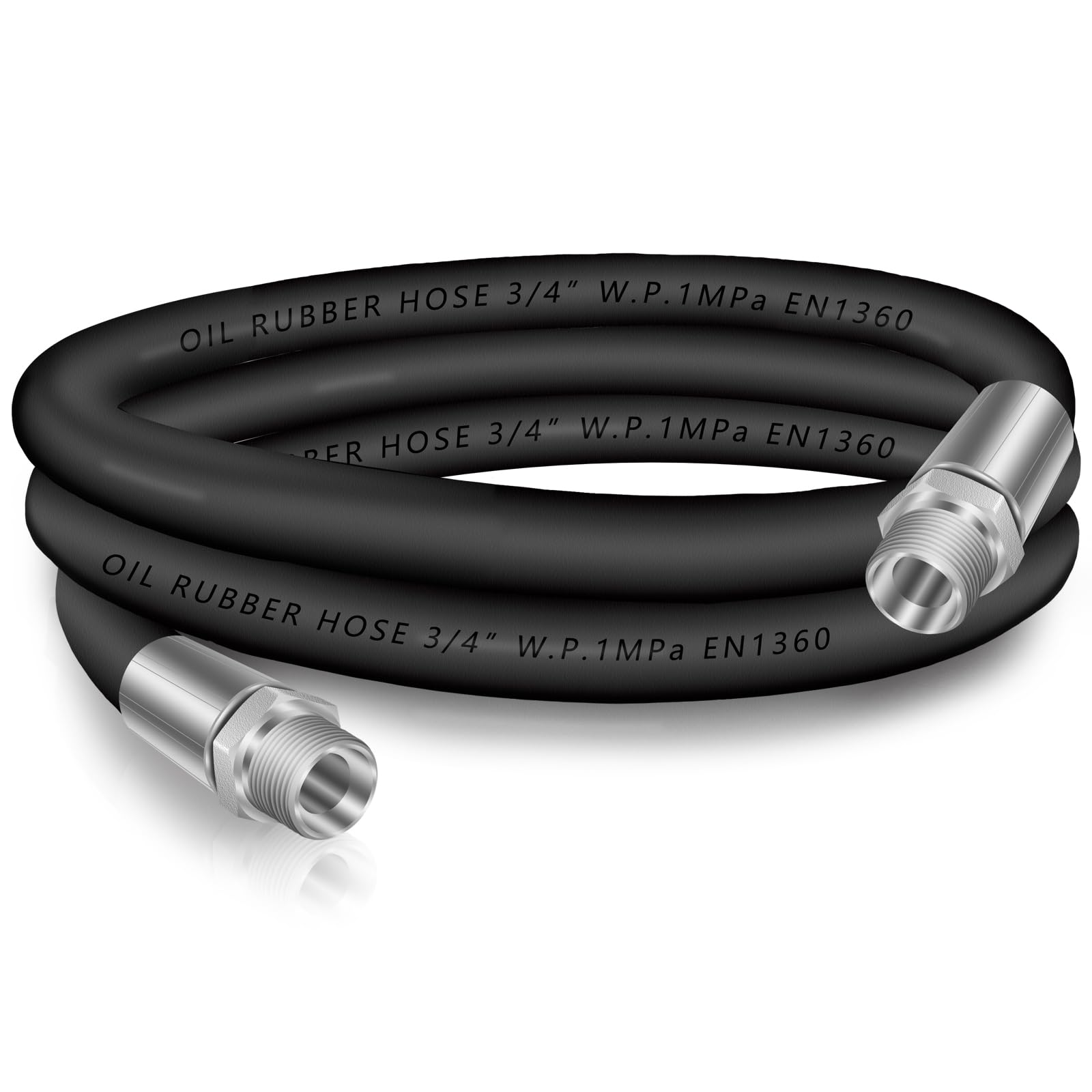 Snapklik.com : 3/4 Fuel Transfer Hose, 20FT Farm Pump Tube Fuel Hose ...