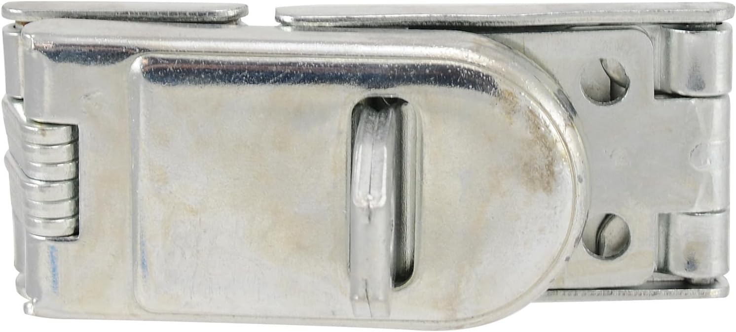 Master Lock 722DPF 7-3/4" Double Hinge Security Hasp - Hardware Hasps ...