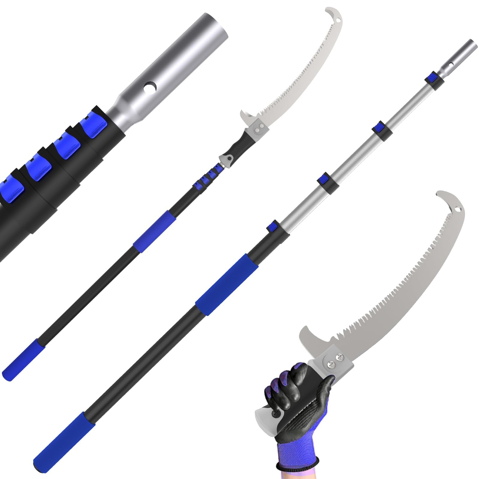 Amazon.com: SKGPOLE Pole Saws for Tree Trimming, 5-20 Foot Manual ...