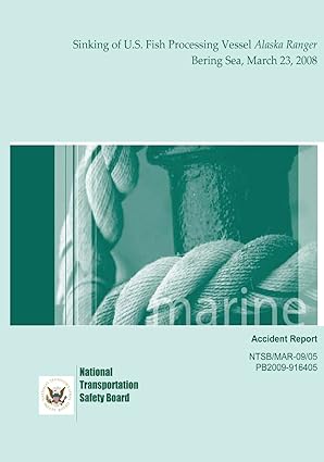 Amazon.co.jp: Marine Accident Report: Sinking of U.s. Fish Processing ...