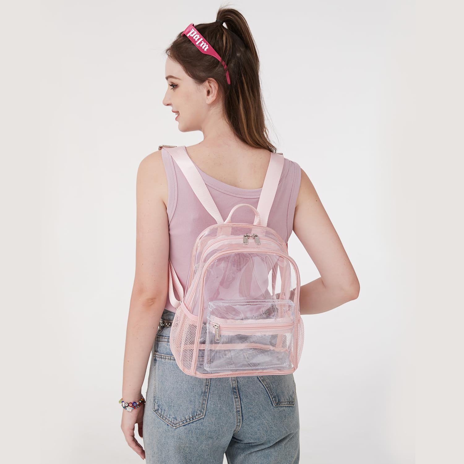 Snapklik.com : Abshoo Clear Mini Backpack Stadium Approved 12x12x6 ...