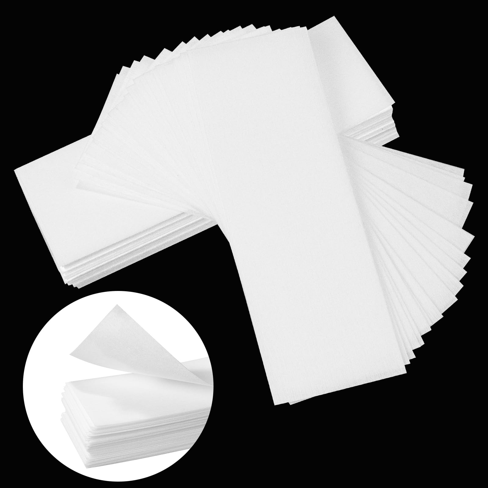 Wax Strips (No Wax), Waxing Strips Paper, Cuttable Paper Wax Strips for ...