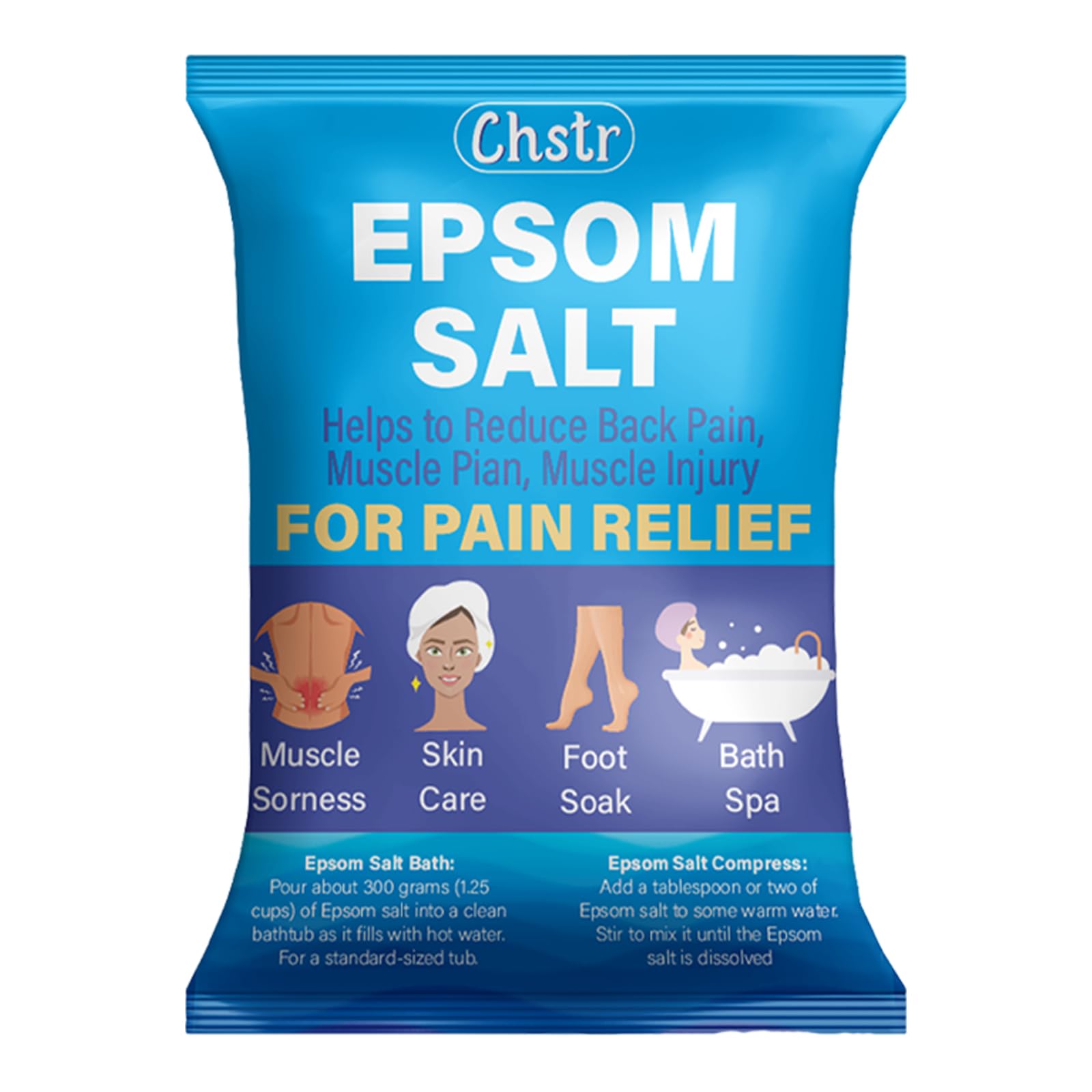 Chstr Epsom Salt For Pain Relief Epsom Salt For Foot Epsom Salt For ...