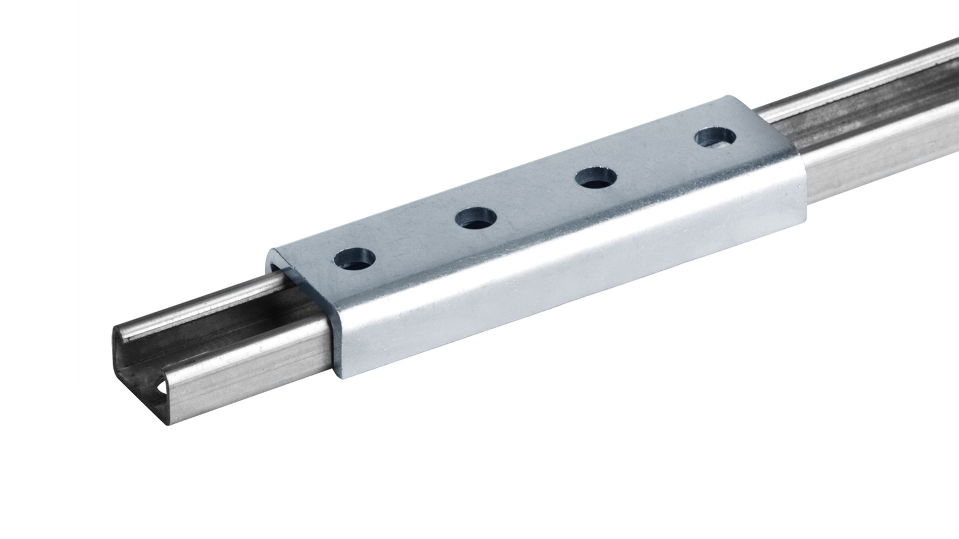 Aluminum U Channel 2 PCS 15-3/8" U Shaped Splice Fittings Strut ...