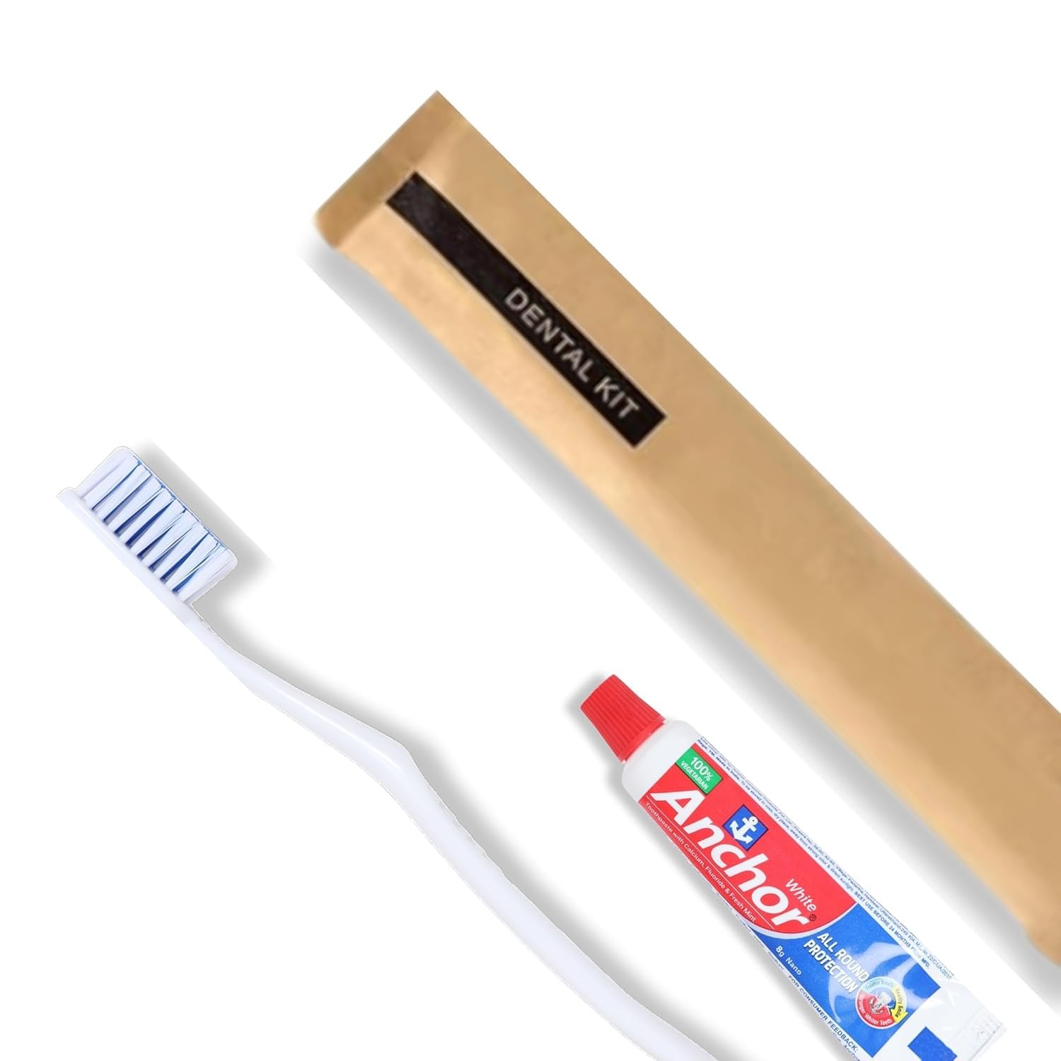 Polism Hotel Dental Kit, Pack of 100, with Toothbrush and 8g Toothpaste ...
