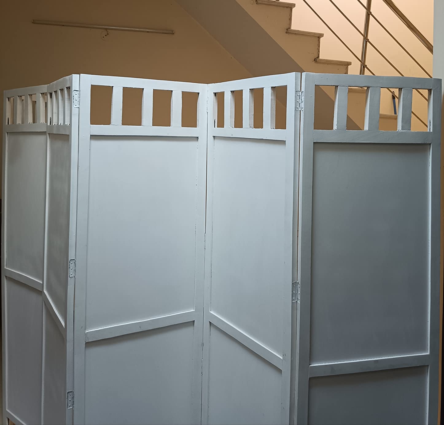 Alif Krafts Wooden Laser Partition Screen | Room Divider Traditional ...