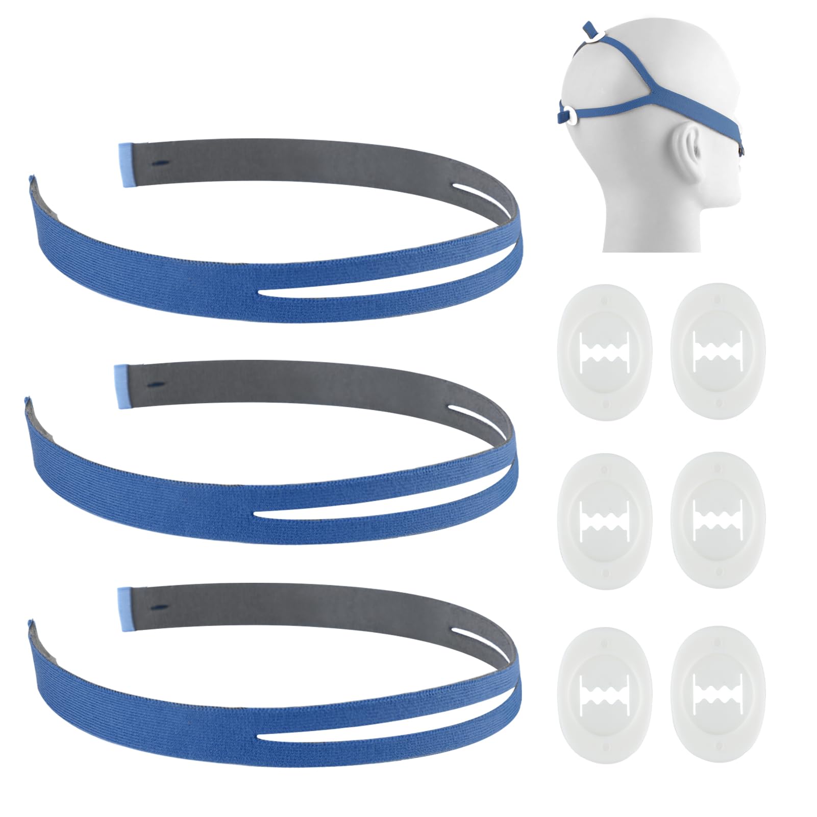 Amazon.com: 3 Packs Headgear Strap Replacement for P10 with 6 ...