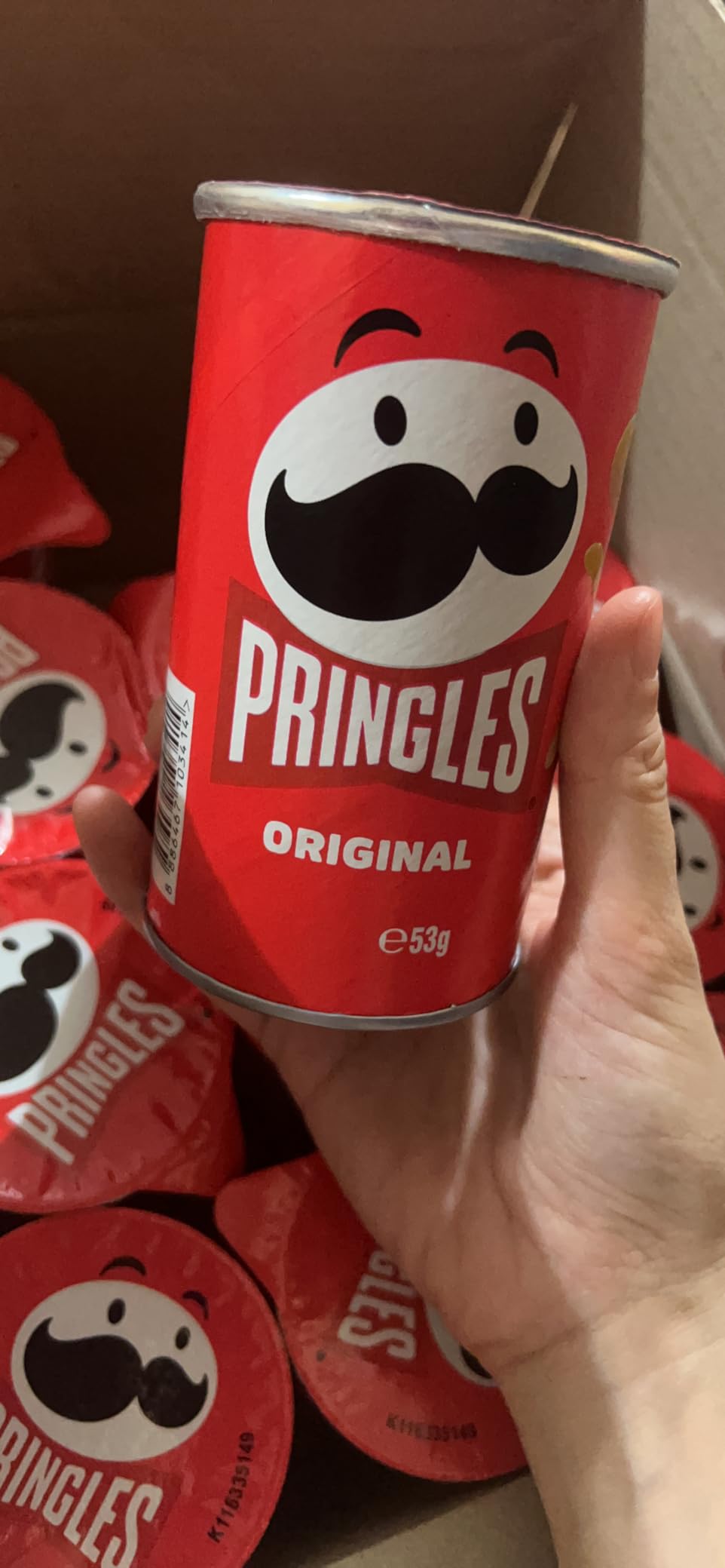 Pringles Original Stacked Potato Chips, 12 Pack (12 x 53g) : Amazon.com ...