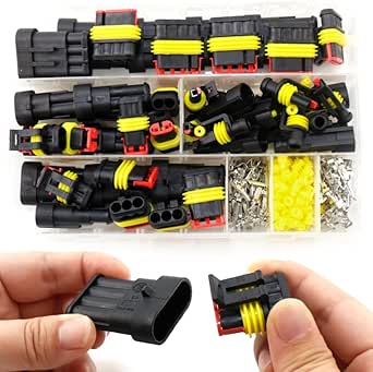 shengbowi Waterproof Connectors Kit Automotive Wire Quick Connector ...