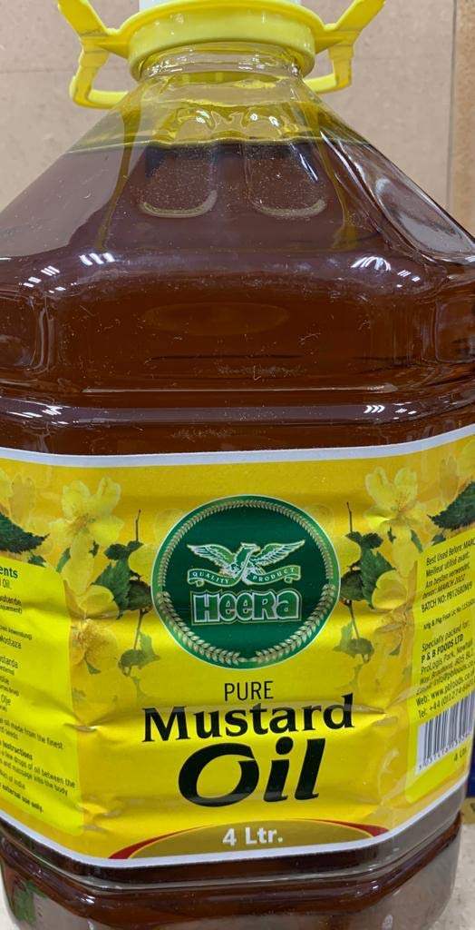 HEERA Pure Mustard OIL-4LTR : Amazon.co.uk: Grocery